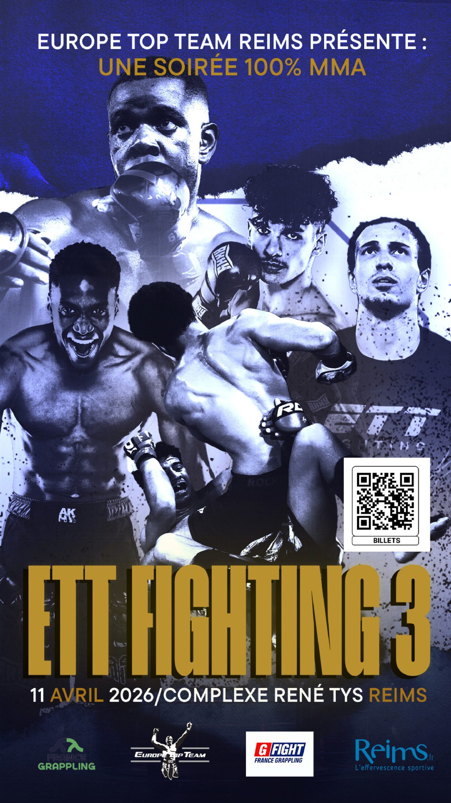 MMA Reims 2026 – Gala ETT Fighting "La Relève" | 11 Avril